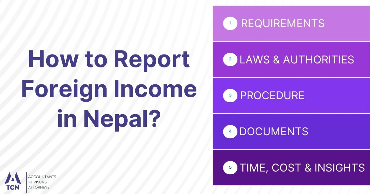 How to Report Foreign Income in Nepal? | TCN