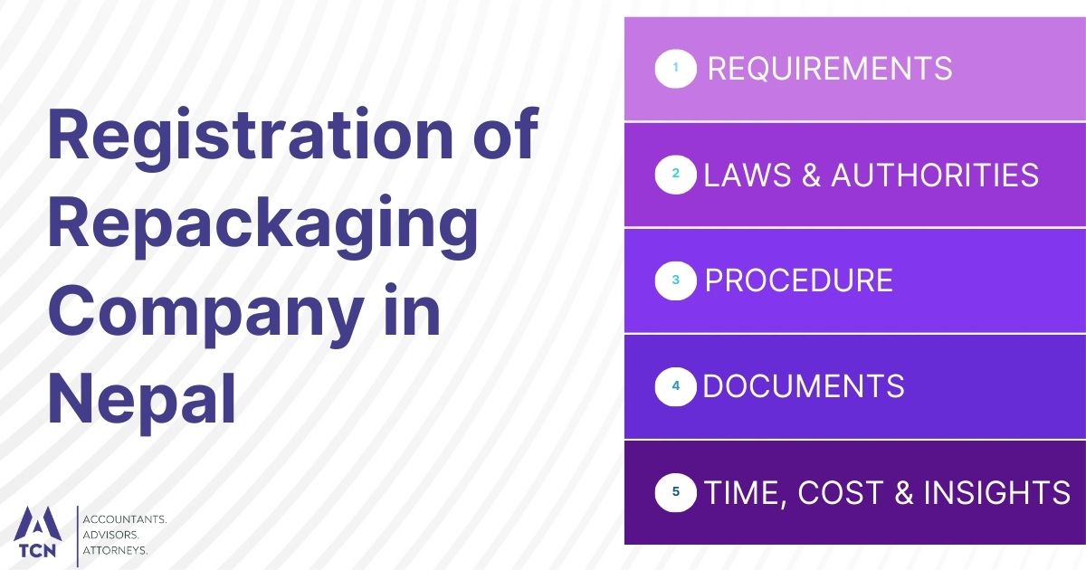 Registration of Repackaging Company in Nepal | TCN