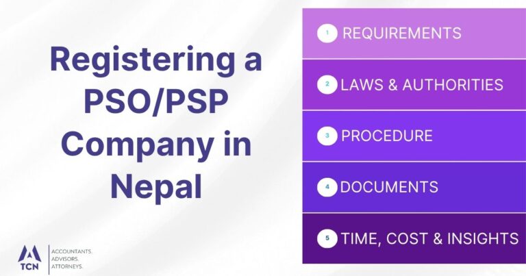 Registering a PSO/PSP Company in Nepal | TCN